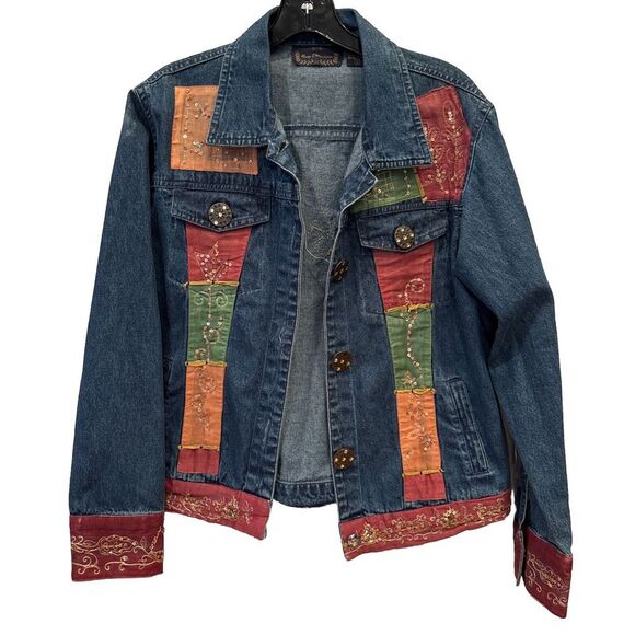 new directions | Jackets & Coats | Vintage 9s New Direction Embroidered ...